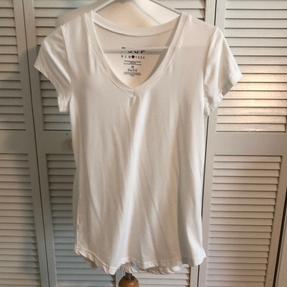 Poof! | Tops | Poof White Tshirt | Poshmark